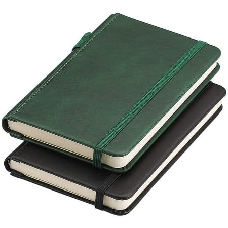 Pocket Notebooks,2 Pack Small Notebook Hardcover Mini Journal with 312 ...