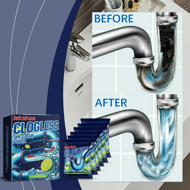 Pipe Dredging Powder Strong Cleaning Dissolving Sewer Pipe Powder Oil ...