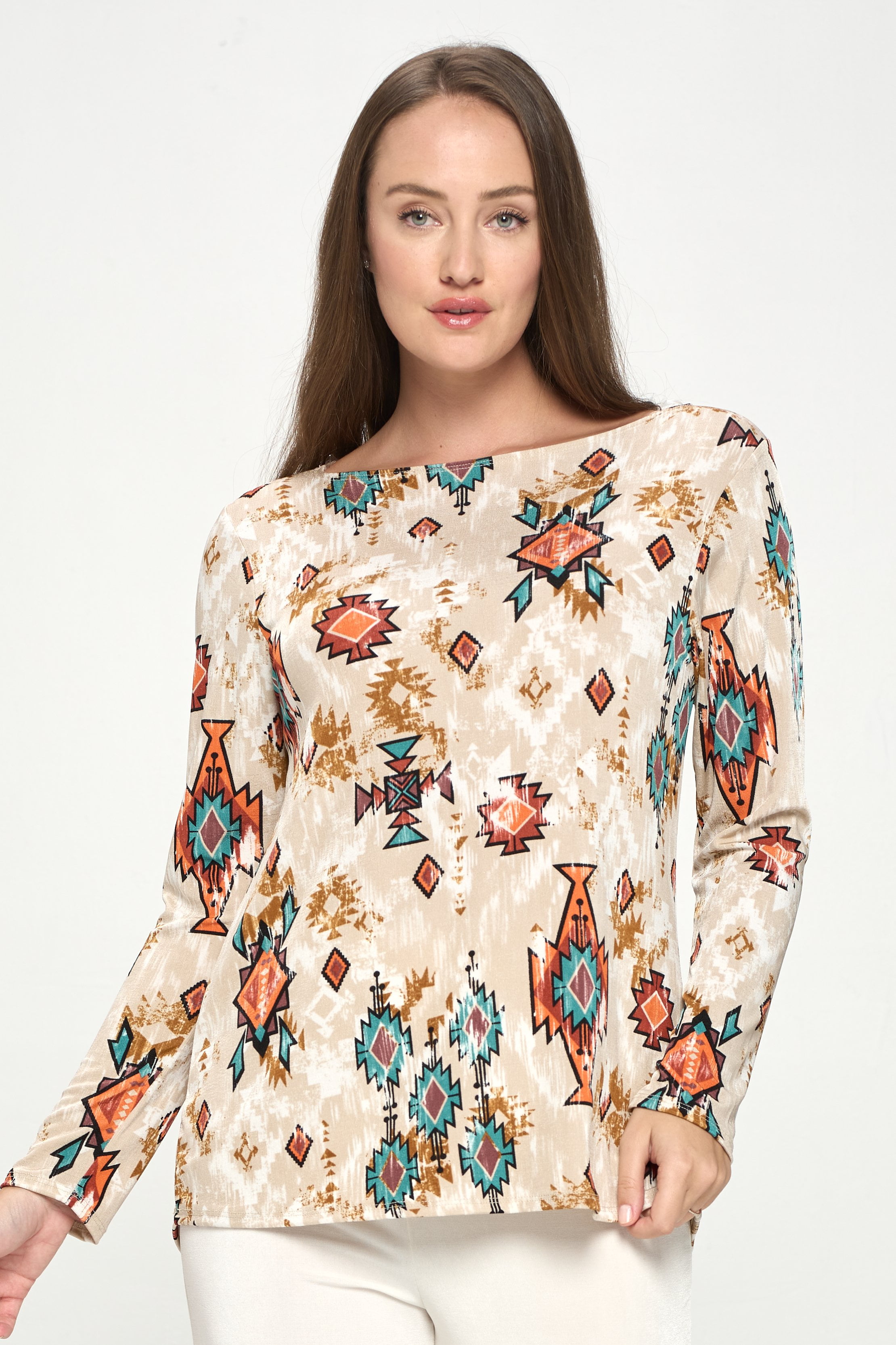 BNS V-Neck High and Low Top-360BN-LRP1-W317 - Walmart.com