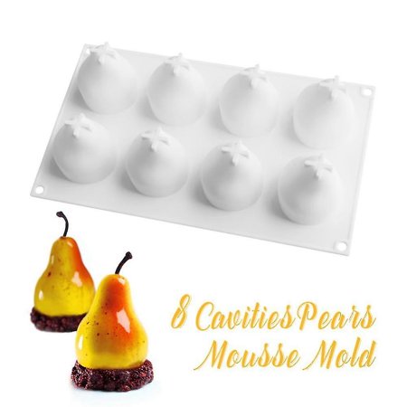 8-hole Three-dimensional Pear Shape Mousse Mold | Walmart Canada