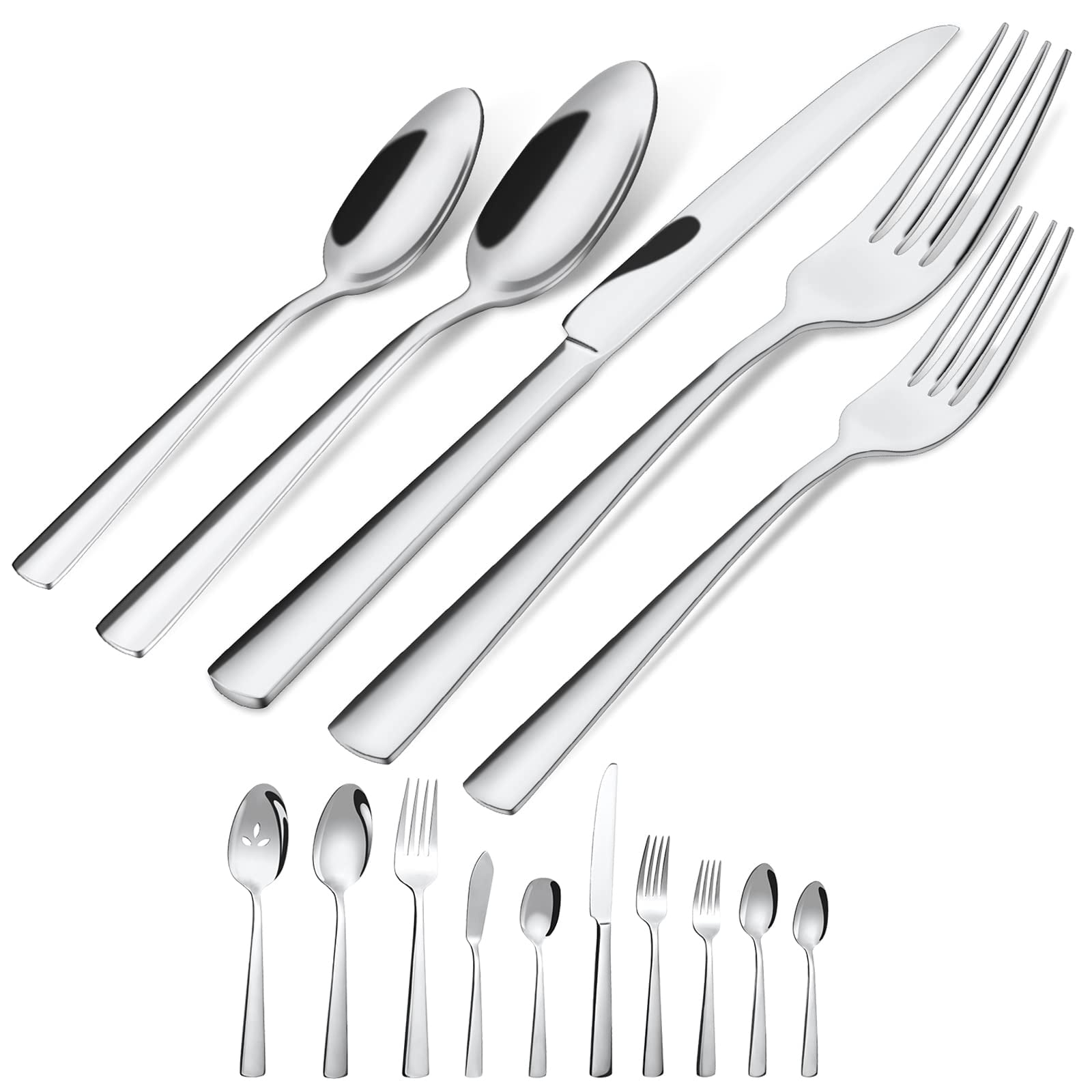 Click here for Brightown 45-Piece Flatware Sets  Silverware Set F... prices