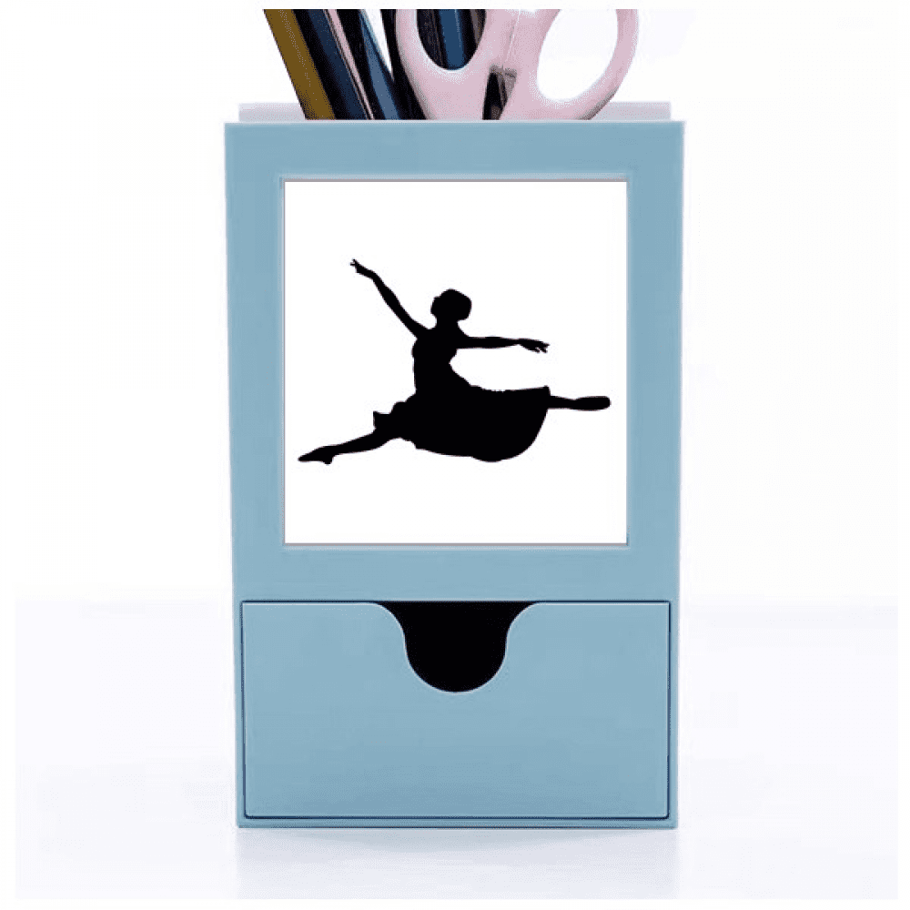 Ballet Jumping Performance Dancer Desk Supplies Organizer Pen Holder ...