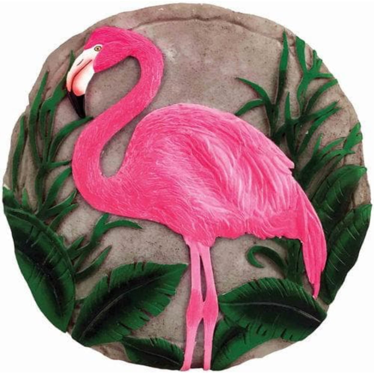 Pink Flamingo Decorative Garden Stone - Walmart.com