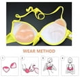 Silicone Bra Inserts,Gel Push Up Breast Pads,Bra Padding Bust Enhancer ...