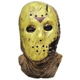 Deluxe Adult Jason Overhead Latex Mask with Removable Hockey Mask ...
