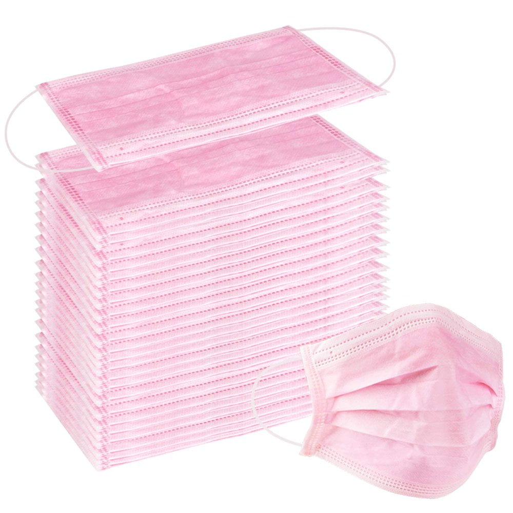 Click here for Keinxs 100 Pcs Disposable 3 Ply Earloop Face Masks... prices