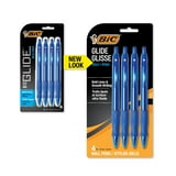 BIC Velocity Bold Retractable Ballpoint Pen, Blue, 1.6mm Point, Pack of ...