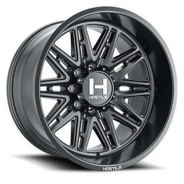20x12 Hostile H109 Alpha Asphalt (Matte Black) Wheel 8x6.5 (-44mm ...