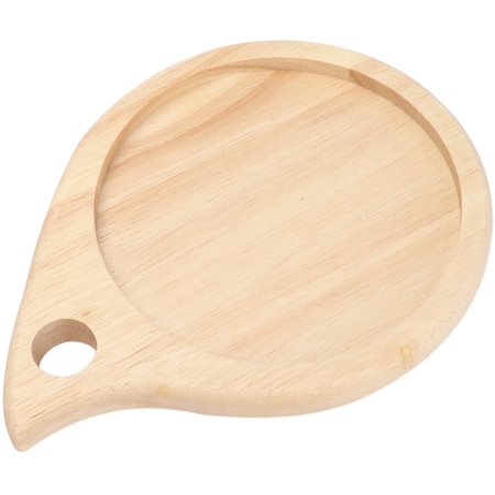 Snack Plate, Curved Handshake Cutting Board Small Round Portable for ...