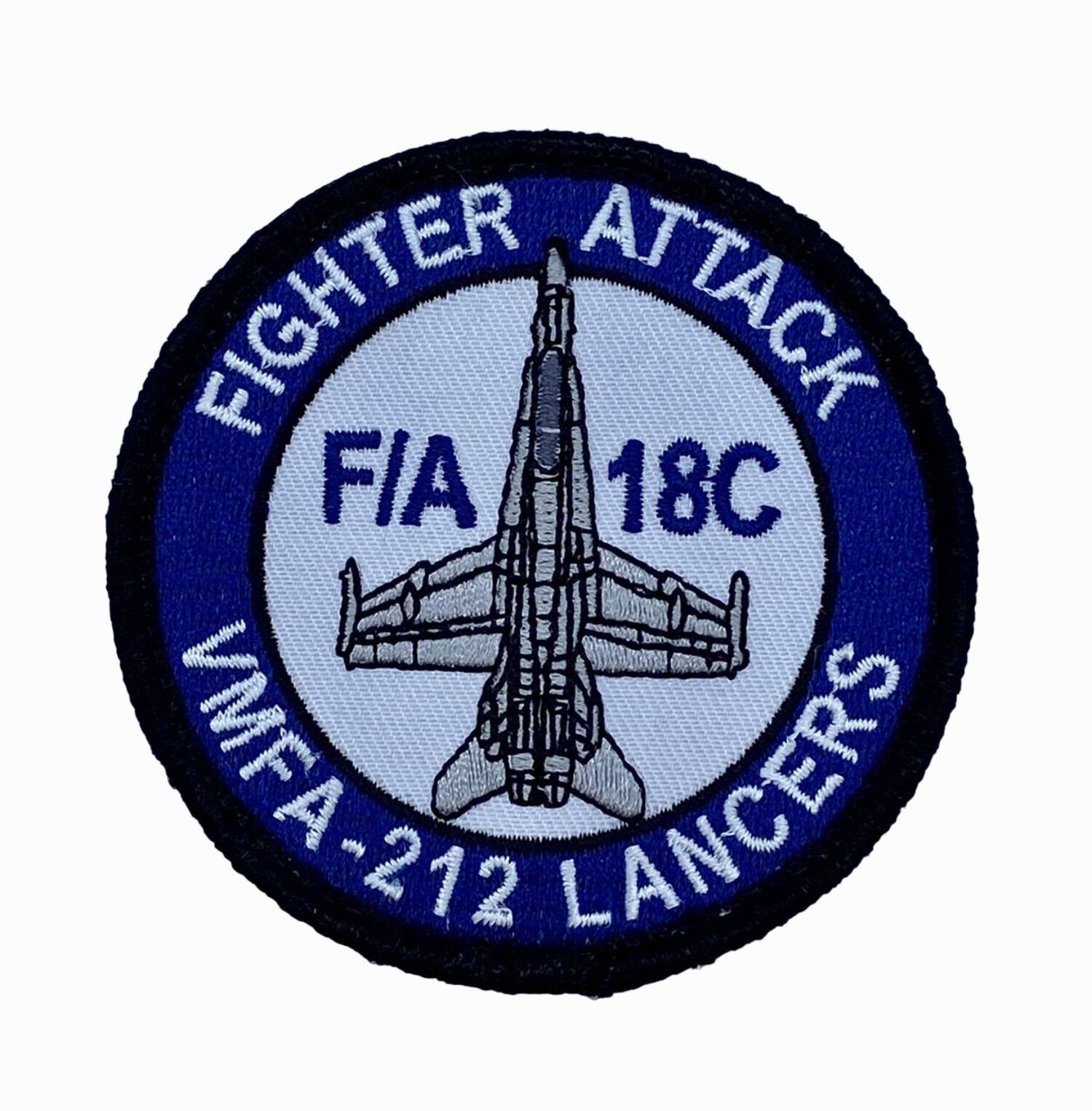 VMFA-212 Lancers F-18 Shoulder Patch - With Hook and Loop - Walmart.com