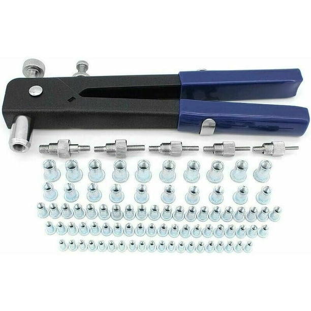 Kit de tuercas de remache JM roscadas M3 M4 M5 M6 M8 106 piezas ...