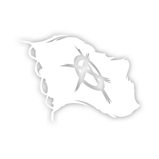 Anarchy Flag Sticker Decal Die Cut - Self Adhesive Vinyl - Weatherproof ...