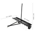 KFFKFF Tow Behind Dethatcher, 40" Lawn Dethatcher Rake with 20 Spring ...