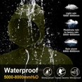 HOMLUX Enhanced Edition Packable Rain Jacket Men with Reflective Zipper ...