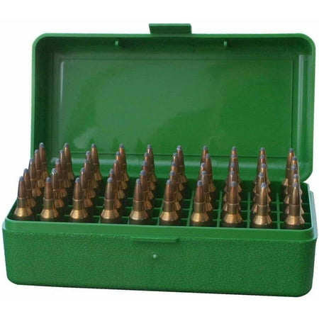 R-50 Series Large Rifle Ammo Box - 50 Round - Green - Walmart.com