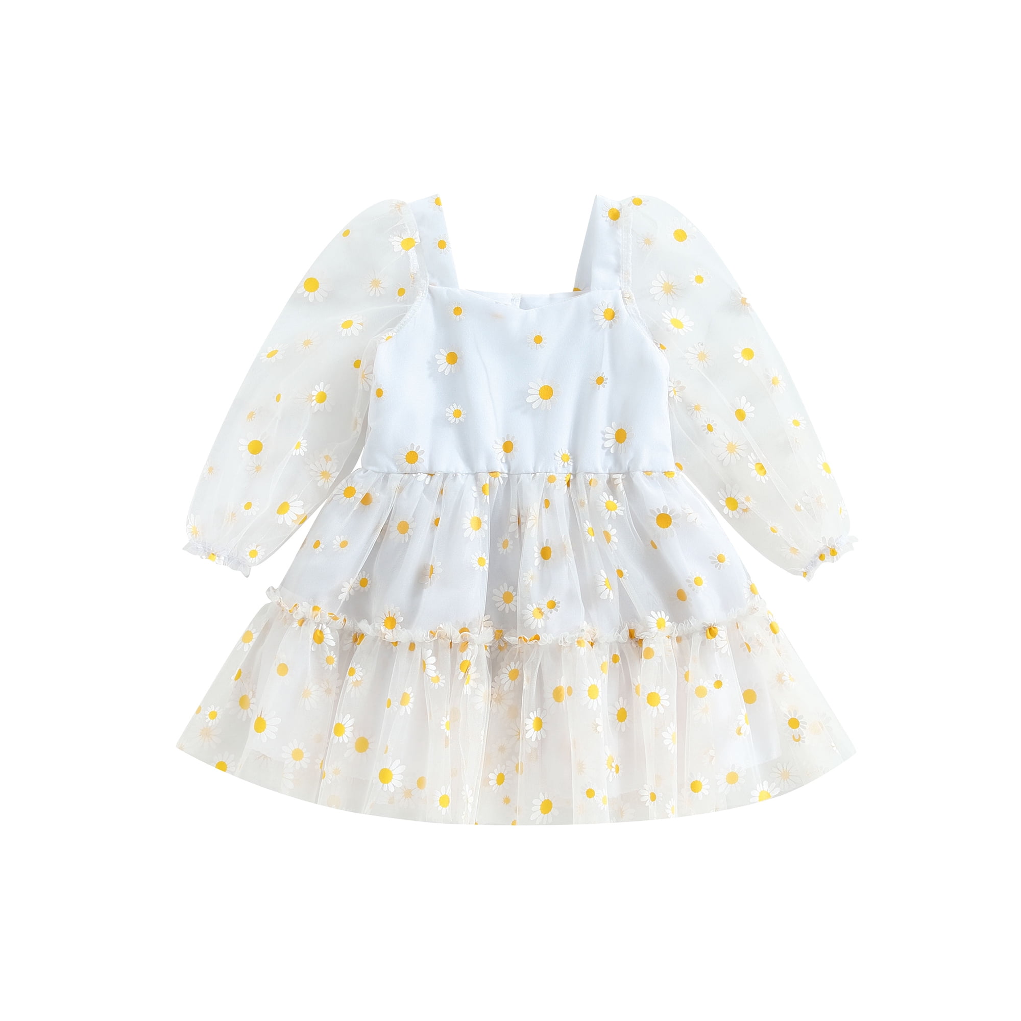 Click here for Kmbangi Baby Girl Daisy Print Princess Dress Elega... prices