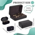 2Pcs 2 Styles Rectangle Oval PU Leather Finger Ring Display Boxes ...