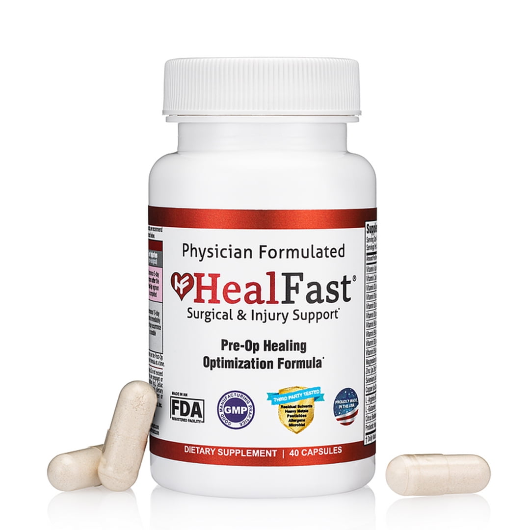 Buy HealFast Pre SurgeryInjury Recovery Supplement Pre-Op - 40 Counts ...