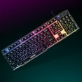 ENHANCE Voltaic 2 Gaming Keyboard - LED Backlit Membrane Keyboard with ...