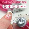 6/10/15 Pcs Professional Chic Nail Art Stamping Pen Set 9D Daisy/Star ...