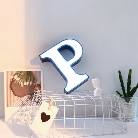 26 English Alphabet Night Lamp, LED Alphabet Lamp, Portable Protection ...