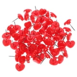 Raindrops Heart Shaped Thumbtacks 150Pcs Red Classic Design Suitable ...