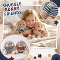 Bunny Plush Doll Soft Cuddle Companion, Adorable Rabbit Collectible Pal ...