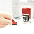 Adjustable Rubber Stamp Line Dater Stamp Rubber Roller Stamp Office Date Stamp - Walmart.com