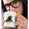 3drose, Georgia Territory Amphibian the Green Tree Frog, 11oz Two-tone ...