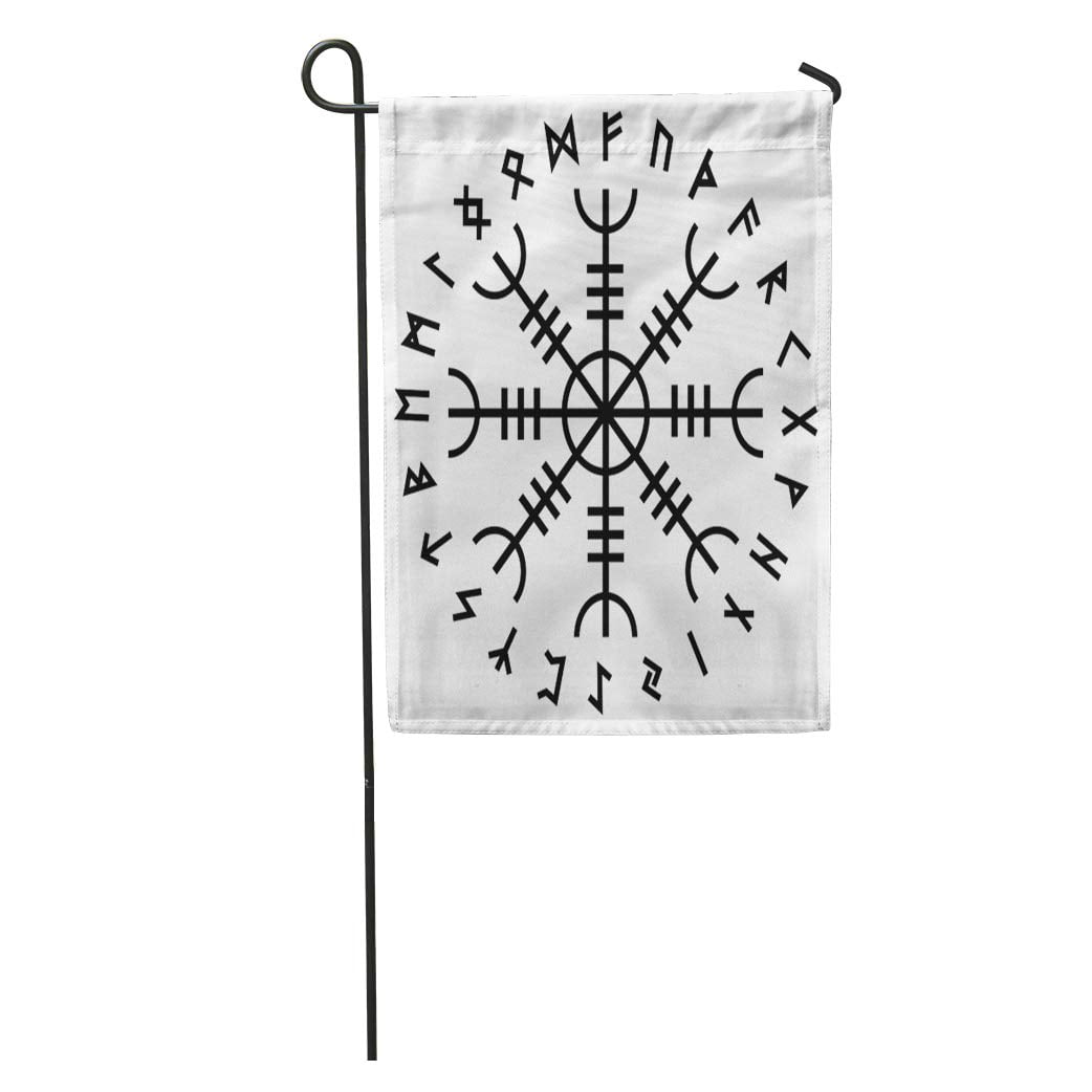 SIDONKU Symbol Aegishjalmur Helm of Awe Terror Icelandic Magical Staves ...