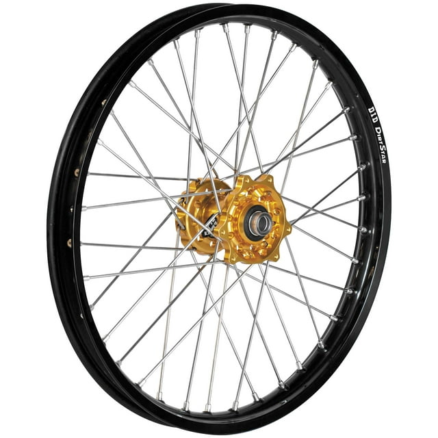 QTM/Brembo Offroad/ATV Complete Front Wheel 1.60x21 Gold Talon Hub ...
