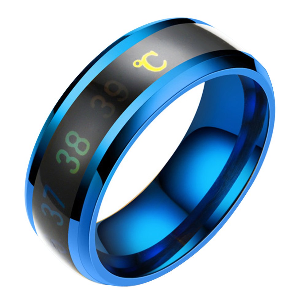 Temperature Measuring Ring Intelligent Thermometer Ring Waterproof ...