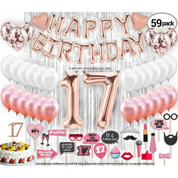 Birthday Decorations 17th Birthday Party
