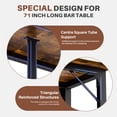 EDX 40 Inch Bar Table, Bar Height Pub Table, Counter Height Bar Table ...