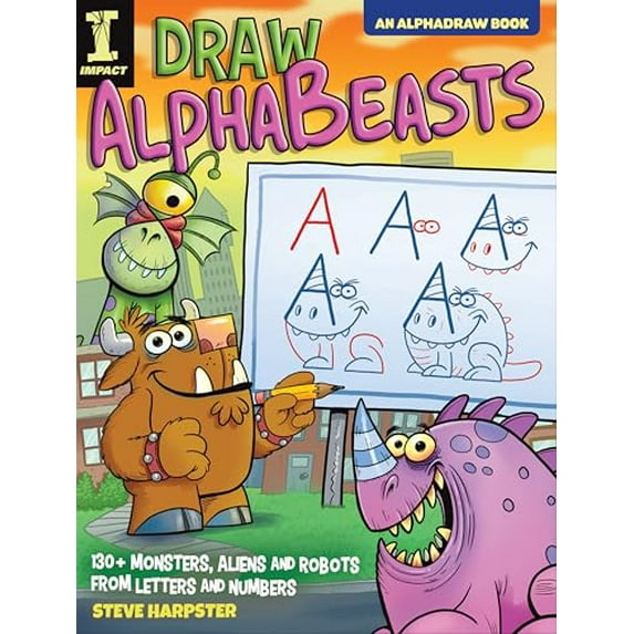 Pre-Owned Draw Alphabeasts: 130+ Monsters, Aliens and Robots from ...