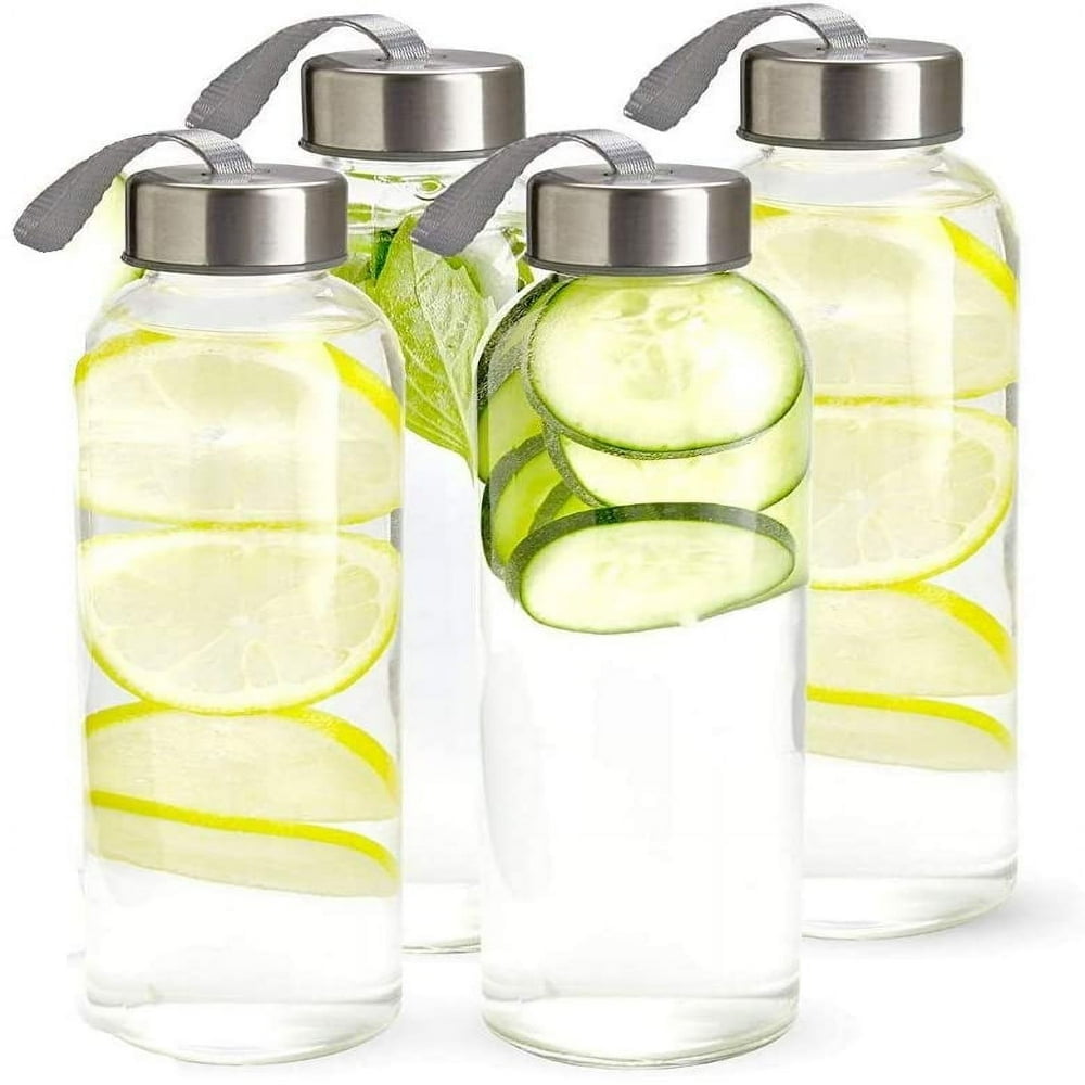 Click here for Junwell 500ml Glass Water Bottles Reusable Water B... prices