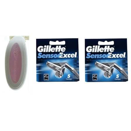Sensor Excel Women's Compatible Razor (Pink) + Gillette Sensor Excel ...