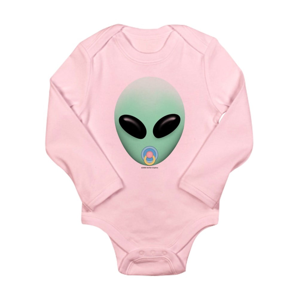 CafePress - Baby Alien - Long Sleeve Infant Bodysuit - Walmart.com