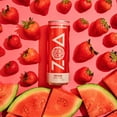 ZOA Zero Sugar Naturally Caffeinated Energy Drink, Strawberry ...