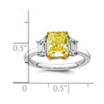 14k Solid Gold Two-tone Lab Grown Diamond Emerald VS+ Cert. Vivid ...