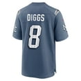 Men's Nike Stefon Diggs Storm Blue New England Patriots 2025 Rivalries Collection Game Jersey ...