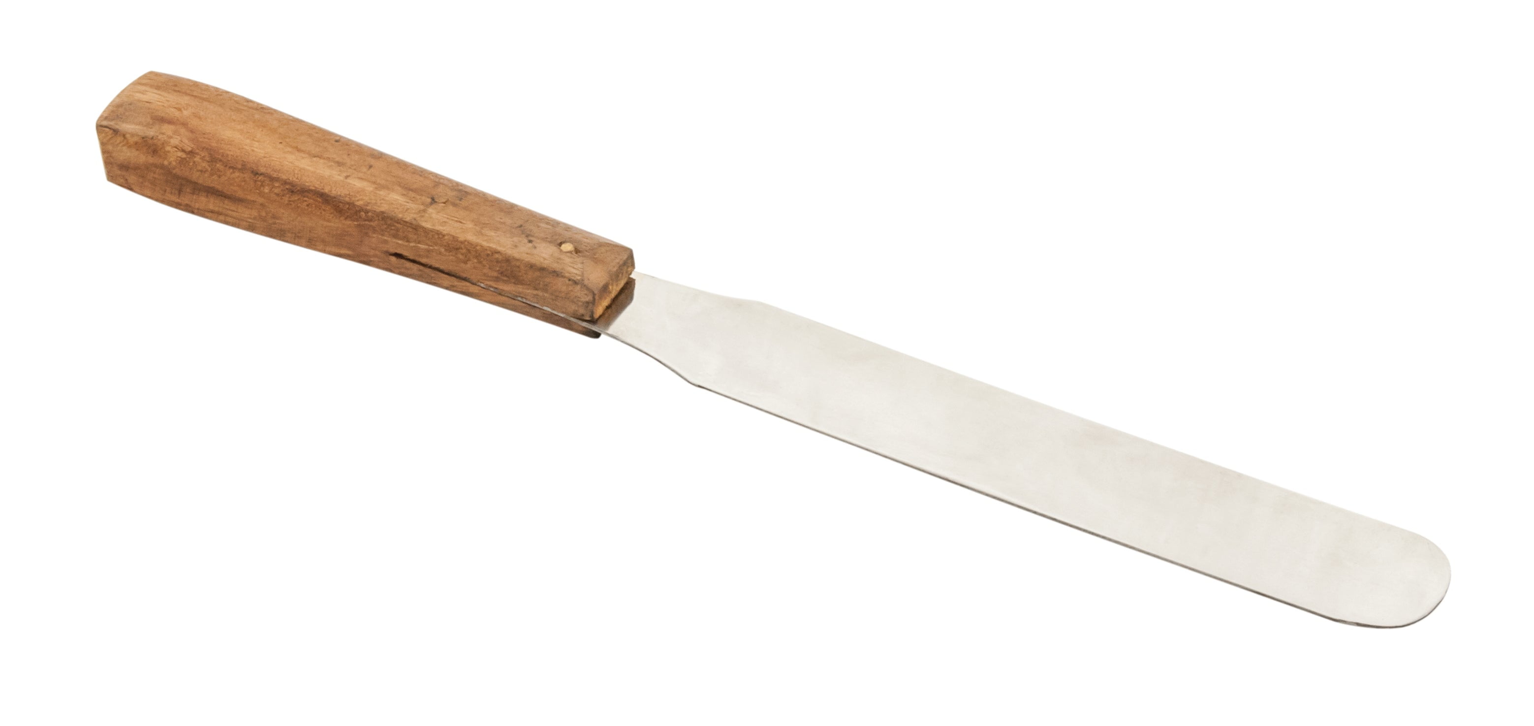 Palette Knife Spatula, 12" - Wooden Handle - Flexible Blade with ...