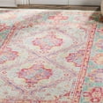 SAFAVIEH Windsor Leandre Traditional Runner Rug, Spa/Fuchsia, 3' x 10 ...