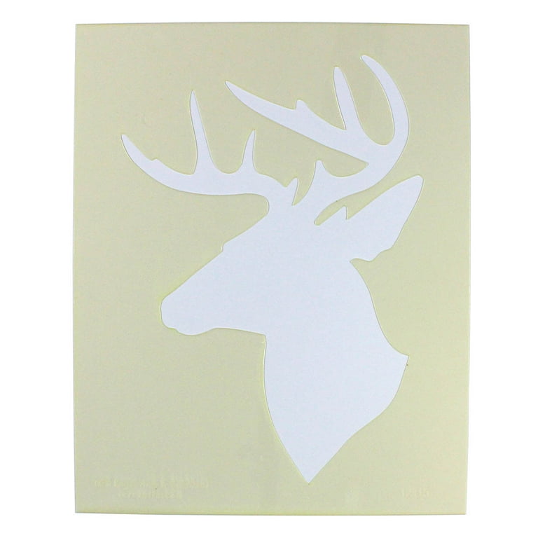 Deer Head Stencil