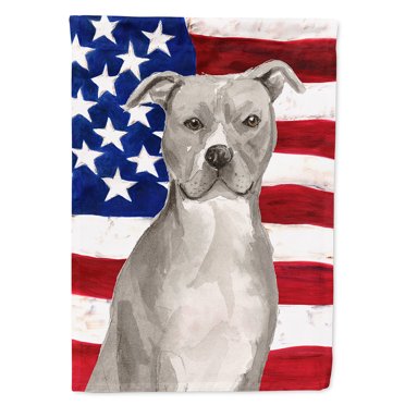 Kishu Ken American Flag Flag Canvas House Size - Walmart.com