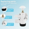 NUAHRHY RV Water Valve Kit RV Toilet Water Flush Valve Assembly Leak ...