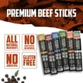 Wicked Cutz Premium Beef Jerky Sticks, Protein-Rich, 6-Flavor Variety ...