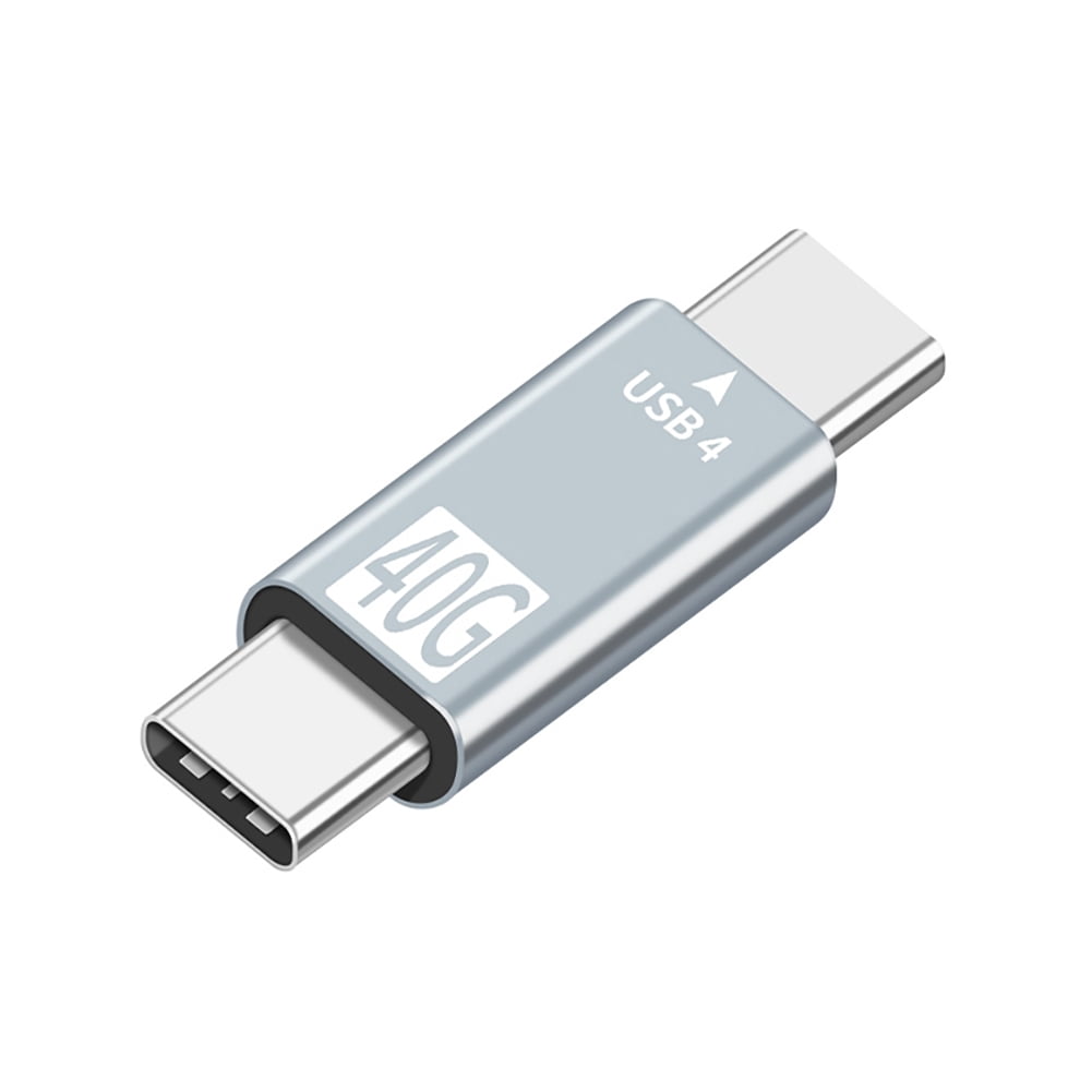 Adaptador de transferencia de datos 20V 5A 40Gbps USB4.0 Conector recto ...