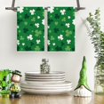 luyaa Green Clover Shamrock St. Patrick''s Day Kitchen Towels Dish ...