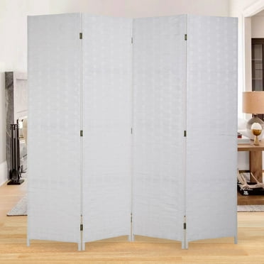 Costway INDOOR HOME PARTITION 4-Panel Folding Privacy Screen with ...